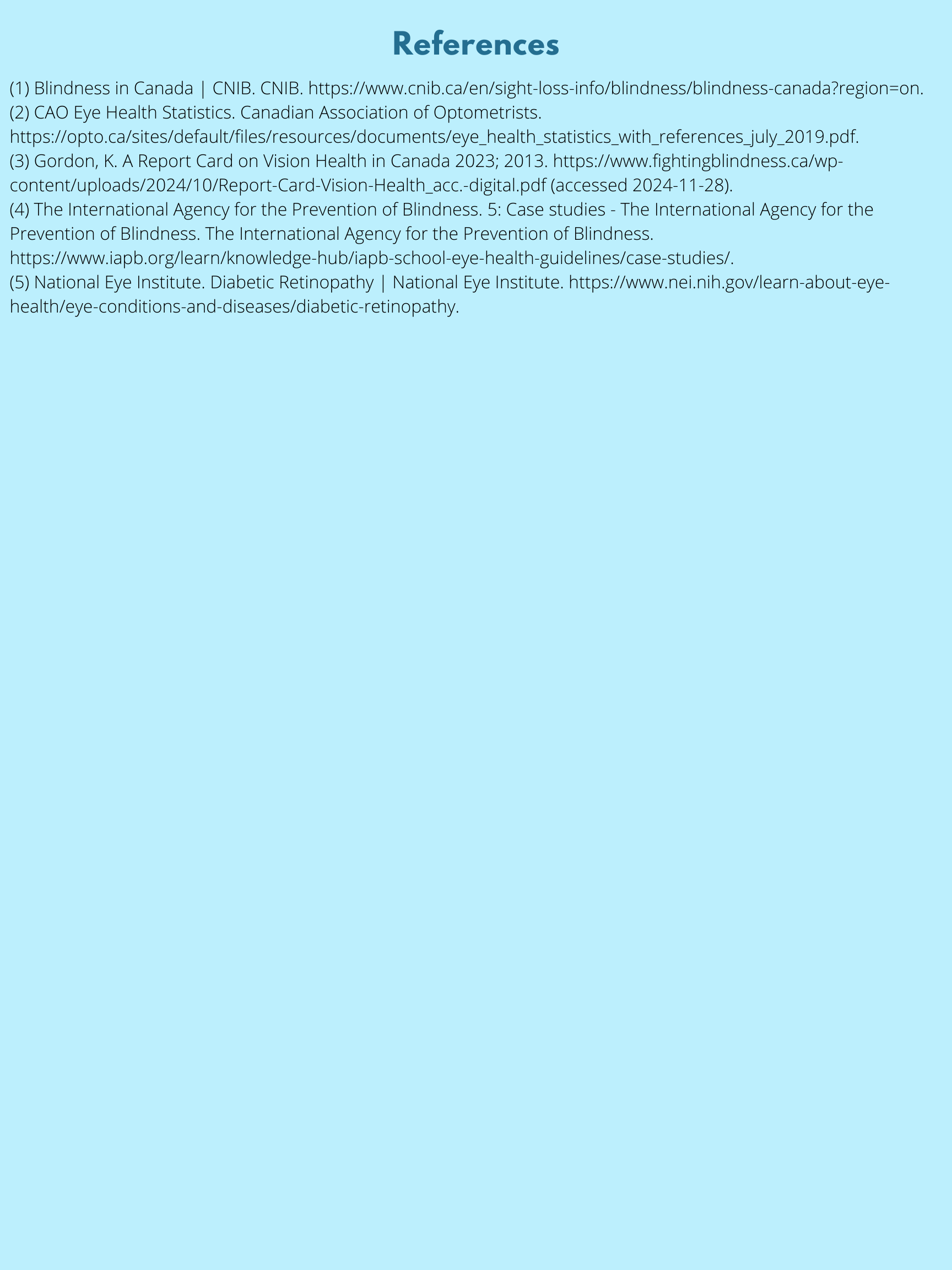 Recognizing the Gap in Visual Health – SCIFAA